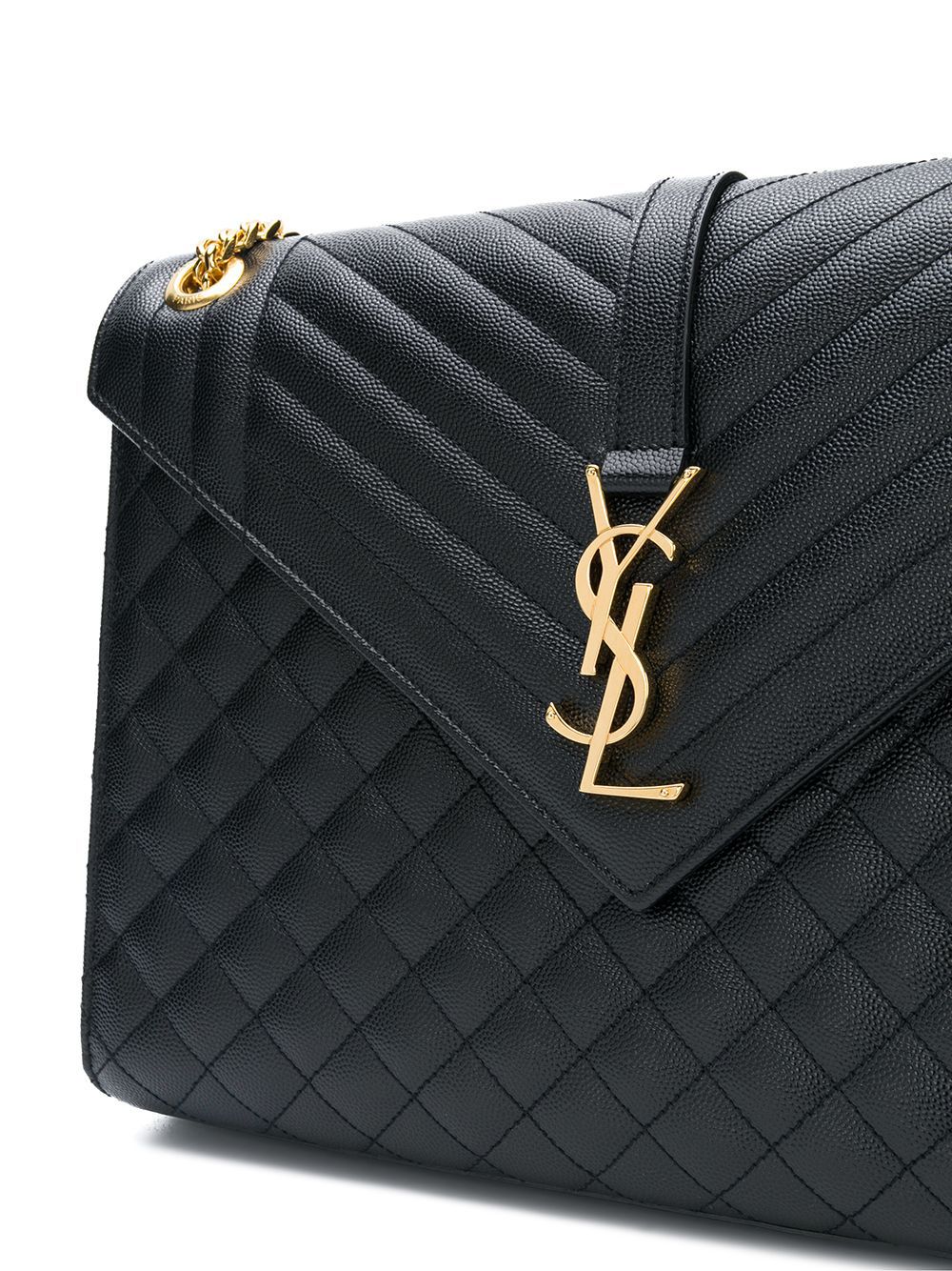 Saint Laurent large Envelope monogram shoulder bag Black za 10830.00 PLN na Selected by M